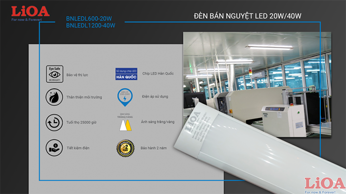 Đèn Bán nguyệt LED 20W/40W LiOA